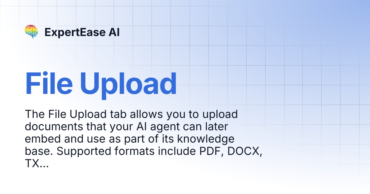 File Upload | ExpertEase AI