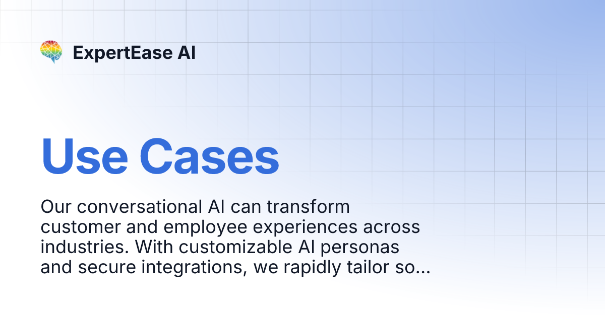 Use Cases | ExpertEase AI